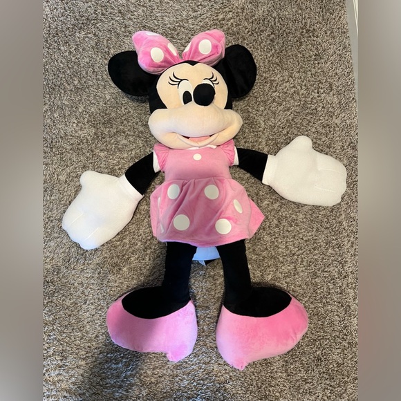 Disney | Toys | Disney Minnie Mouse Jumbo Plush Character Doll Toy Huge ...